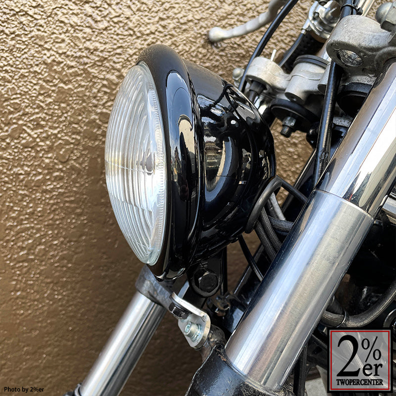 5.75 inch Bates Light HS Type Black Body / Chrome Rims General Purpose