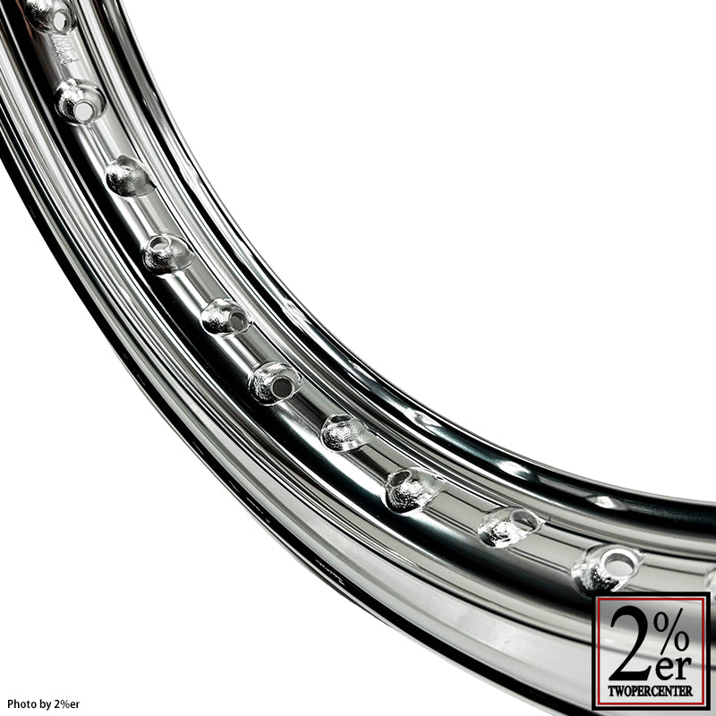 EXCEL H-shaped aluminum rim SR400/500 for front disc 1.85-18 standard